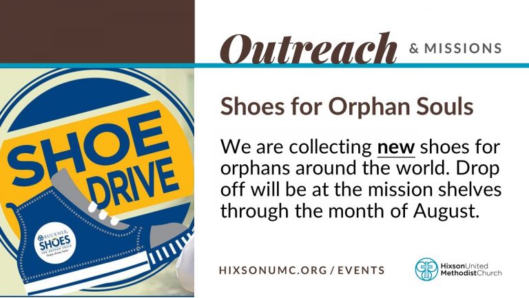 Shoes for orphan souls | Hixson United Methodist Church